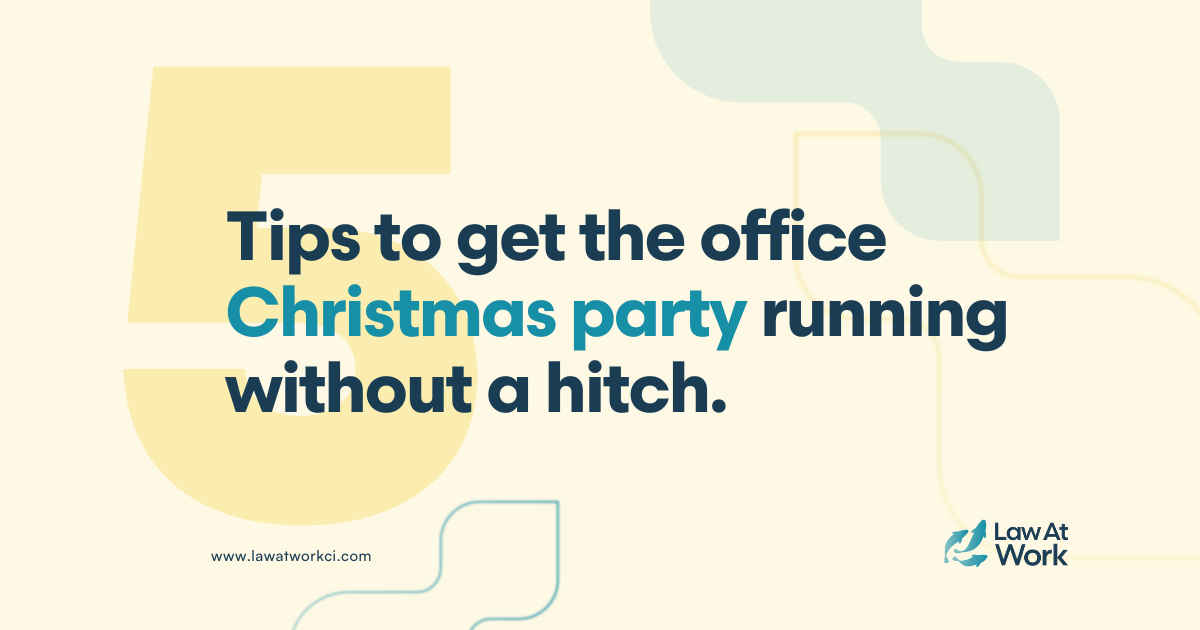 5 HR tips for planning a successful office Christmas party - Law At Work
